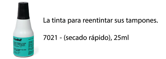 7021 tinta secado rápido de 25ml marca trodat – Sellos Trodat
